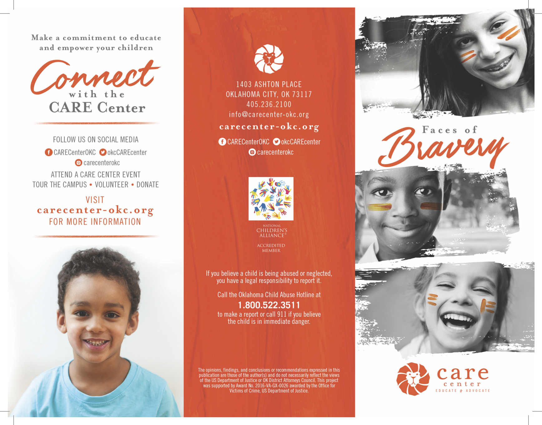 Faces of Bravery Brochure - The CARE Center